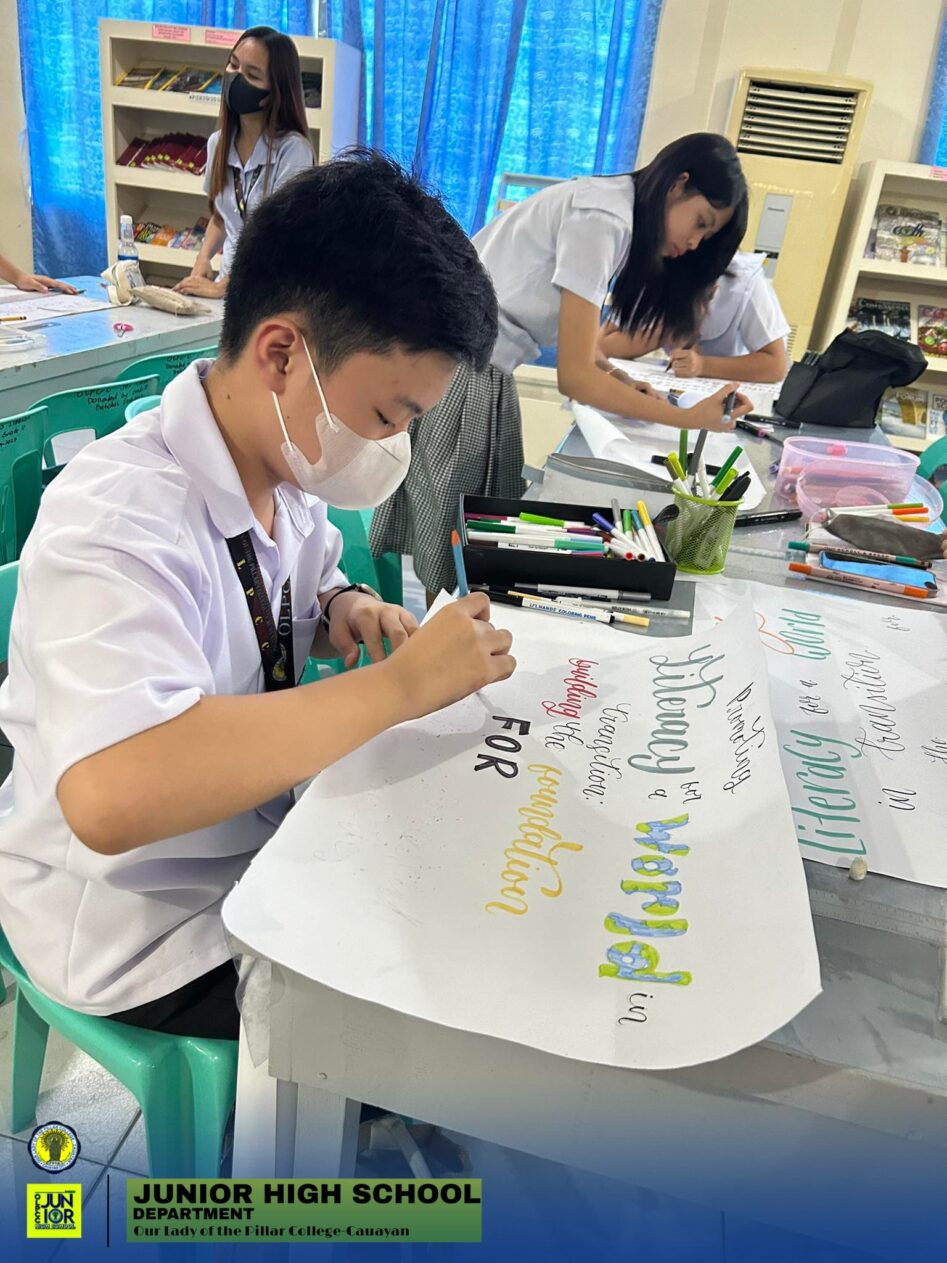 JHS Language Clubs celebrate National Literacy Month – Our Lady of the ...